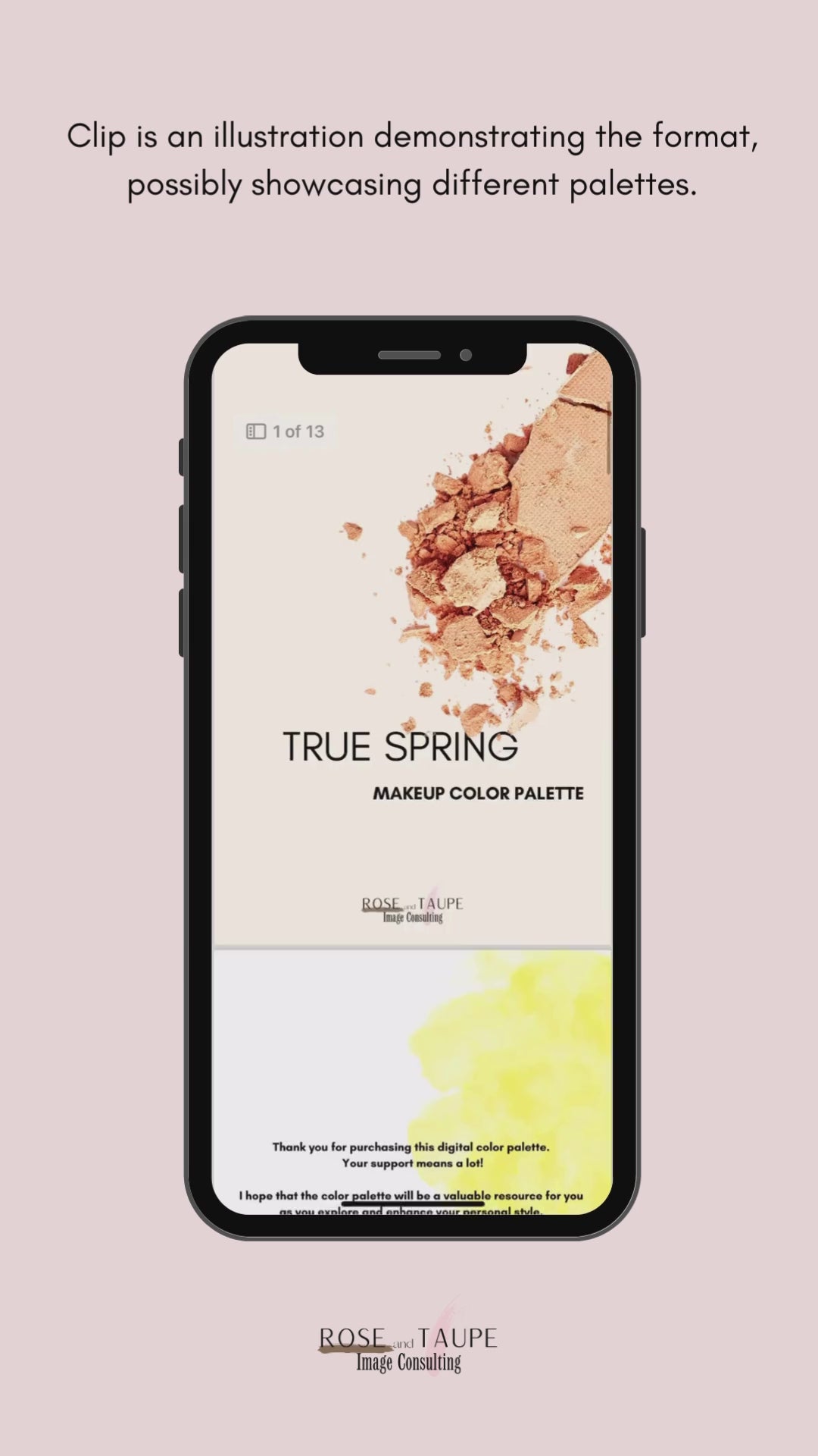 Bright Spring Makeup Color Palette – Rose and Taupe Image Consulting